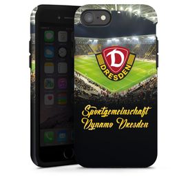 DeinDesign iPhone SE (2020) Handy Panzer Handyh&uuml;lle robuste Outdoor H&uuml;lle Schutzh&uuml;lle matt Official Licensed Product Sgd Sg Dynamo Dresden Tough Case
