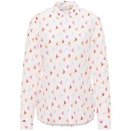 Eterna Bluse Damen Gr&ouml;&szlig;e M hellblau / pink / feuerrot / wei&szlig;