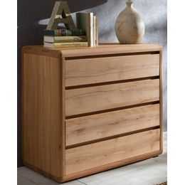 Empinio24 Kommode 80 cm Kernbuche massiv Verona