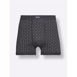 KINGsCLUB Herren Hose kurz, anthrazit-bedruckt, Gr&ouml;&szlig;e 10