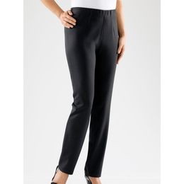 Stretch-Hose Classic Basics, Damen, Gr. 205, Extrakurzgrößen, grau (anthrazit), 64% Polyester, 34% Viskose, 2% Elasthan, unifarben, lang, Hosen