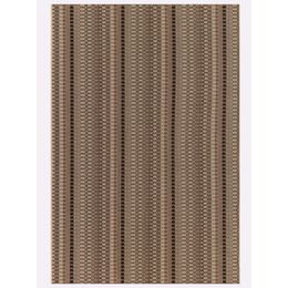 HEINE HOME Witt Teppich, braun-ecru, Größe 80x150 cm - rechteckig
