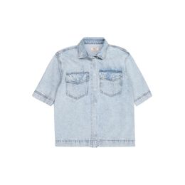 ONLY GIRLS Bluse M&auml;dchen Gr&ouml;&szlig;e 134 blue denim