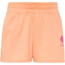 Columbia Sweatshorts Damen - orange - Gr. XS - Baumwolle/Polyester