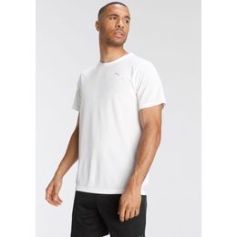 Trainingsshirt Puma "PERFORMANCE SS TEE M", Herren, Gr. XXL, weiß (Puma weiß), Netz, Obermaterial: 100% Polyester, unifarben, sportlich, regular fit normal, Rundhals, Kurzarm, Shirts