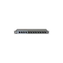 Showtec DB-1-8, 8 Kanal DMX Booster, 3-Pol XLR Out, 3&5 Pol XLR In Splitter