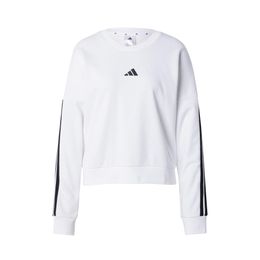 adidas Sportswear Sportsweatshirt 'ESSENTIALS 3-STRIPES FRENCH TERRY' Damen Gr&ouml;&szlig;e 5XL/6XL schwarz / wei&szlig;