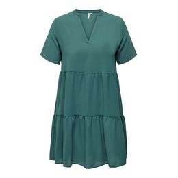 Only Carmakoma Kleid 'CARLuxjoy' Damen Gr&ouml;&szlig;e 42 petrol Winterkleid