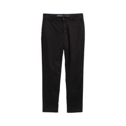 Tom Tailor Denim Herren Regular Fit Chino Hose, schwarz, Uni, Gr. XXL