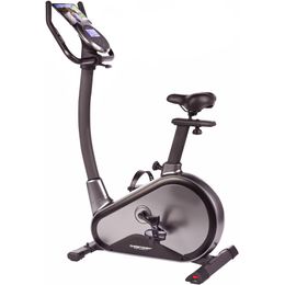 Ergometer Christopeit Sport "EM 8000", schwarz (schwarz, grau), Fahrradtrainer, ohne Unterlegmatte, Kinomap App kompatibel, B:52cm H:138cm L:110cm