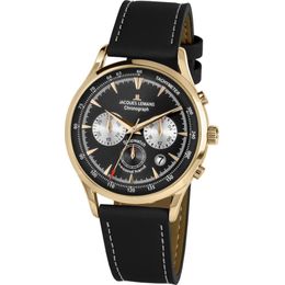 Jacques Lemans Analoguhr 'Retro Classic' Herren Gr&ouml;&szlig;e One Size gold / schwarz