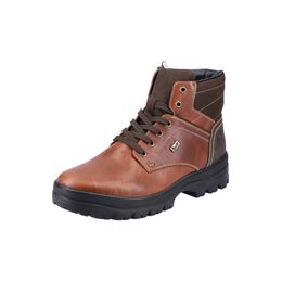 Rieker Schn&uuml;rboots Herren Gr&ouml;&szlig;e 43 karamell / dunkelbraun