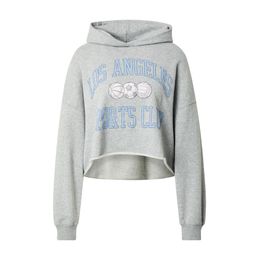 Hollister Sweatshirt Damen Gr&ouml;&szlig;e S hellblau / dunkelgrau / graumeliert / wei&szlig;