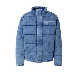 KARL LAGERFELD JEANS Jacke Herren Gr&ouml;&szlig;e XL blue denim / wei&szlig;