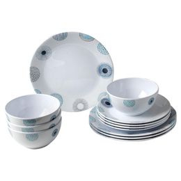 Brunner Geschirrset Midday Deep Sea 12-teilig