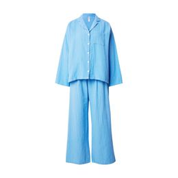 Lindex Pyjama Damen Gr&ouml;&szlig;e S hellblau Winterkleid