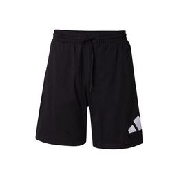 adidas Sportswear Sportshorts Herren Größe L schwarz / weiß