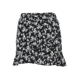 KOROSHI Rock Damen Größe 38 schwarz / weiß