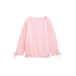 Tom Tailor Denim Shirt Damen Größe XL rosa / weiß