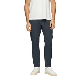 Stoffhose s.Oliver, Herren, Gr. 30, Länge 34, blau, Obermaterial: 98% Baumwolle, 2% Elasthan, unifarben, casual, straight fit knöchellang, Hosen, mit Reißverschluss