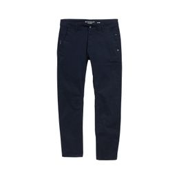 Tom Tailor Herren Tapered Chino Hose, blau, Uni, Gr. 36/34