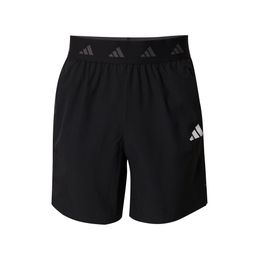adidas Performance Sportshorts 'Gym+' Herren Gr&ouml;&szlig;e M schwarz / wei&szlig;