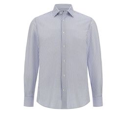 Boggi Milano Hemd Herren Gr&ouml;&szlig;e XL rauchblau / wei&szlig;