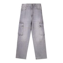 Bershka Jeans Herren Gr&ouml;&szlig;e 34 grey denim