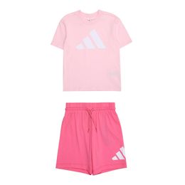 adidas Sportswear Trainingsanzug Jungen Gr&ouml;&szlig;e 116 rosa / hellpink / wei&szlig;