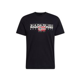 Napapijri T-Shirt 'S-AYLMER' Herren Gr&ouml;&szlig;e M schwarz