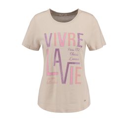 Key Largo T-Shirt 'Lf Vie' Damen Gr&ouml;&szlig;e M beige / lavendel / apricot / rosa
