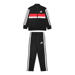 adidas Sportswear Trainingsanzug 'Seasonal Essentials Tiberio' Jungen Gr&ouml;&szlig;e 128 rot / schwarz / wei&szlig;