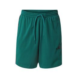 adidas Sportswear Sportshorts 'ESSENTIALS THREE STRIPES SINGLE JERSEY SHORTS' Herren Gr&ouml;&szlig;e S smaragd / schwarz