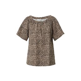 B.Young Shirt 'PANDINNA' Damen Gr&ouml;&szlig;e S braun / hellbraun / schwarz