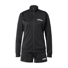 adidas Sportswear Trainingsanzug 'Essentials' Damen Gr&ouml;&szlig;e S schwarz / wei&szlig;