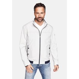 Outdoorjacke Cabano, Herren, Gr. 24, beige (hellbeige), 100% Polyester, unifarben, sportlich, kurz, hoch geschlossener Ausschnitt, Langarm, Jacken, mit elastischem Bund