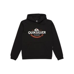 Hoodie Quiksilver "Typed Out", Kinder, Gr. 12, schwarz, [Hauptstoff] 55% Baumwolle, 45% Polyester, Sweatshirts