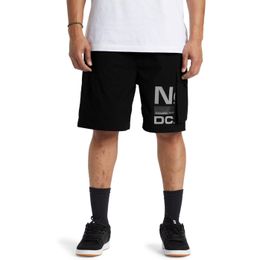 Cargoshorts DC Shoes "Static 94 19.5"", Herren, Gr. L, schwarz, 100% Polyester, Hosen