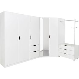 Rauch Schrank-Set »Freiham«, (Set, 5 St.), 5-teilig weiß made_in_germany Alle Elemente einzeln stellbar