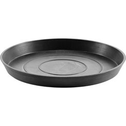 Ecopots Blumentopfuntersetzer &raquo;ROUND SAUCER Dark Grey&laquo; BxTxH: 28, 7x28, 7x3 cm dunkelgrau