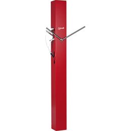 Lowell Wanduhr rot