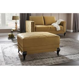 Home Affaire Hocker »Brahms«, mit Stauraumfach grün olive