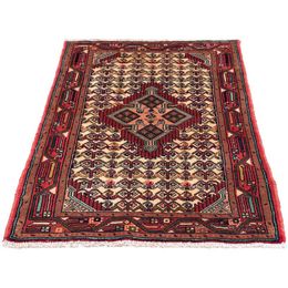 morgenland Wollteppich »Täbriz - 40 Raj Medaillon Marrone 256 x 248 cm«, rechteckig, 8 mm Höhe, Unikat mit Zertifikat braun