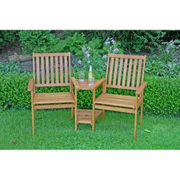 Garden Pleasure Gartenbank »Edison« braun