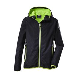 Outdoorjacke Killtec "KOS 224 BYS JCKT", Kinder, Gr. 140, schwarz, 100% Polyester, sportlich, Jacken