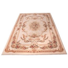 Theko Wollteppich »Floresti 0539« rechteckig 10 mm Höhe reine Wolle, ideal im Wohnzimmer & Schlafzimmer beige Obermaterial: 100% Wolle B : 240 cm...