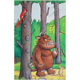 Der Gr&uuml;ffelo DER GR&Uuml;FFELO Kinderteppich &raquo;Wanderlo GR-0171&laquo; rechteckig 6 mm H&ouml;he aktueller Gr&uuml;ffelo Teppich, Kurzflor mit hohem Baumwollanteil bunt Baumwolle, 