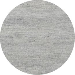 Theko Wollteppich &raquo;Maloronga Uni&laquo; rund 24 mm H&ouml;he echter Berber Teppich, reine Wolle, handgekn&uuml;pft beige Wolle