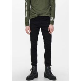 Only & Sons ONLY & SONS Slim-fit-Jeans »LOOM SLIM« black denim 29 - Länge 34 Länge 34 29 Slim-fit-Jeans mit schmaler Beinform für eine moderne Silhouette