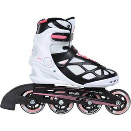 Playlife Inlineskates »Uno Pink 80« rosa/schwarz/weiß